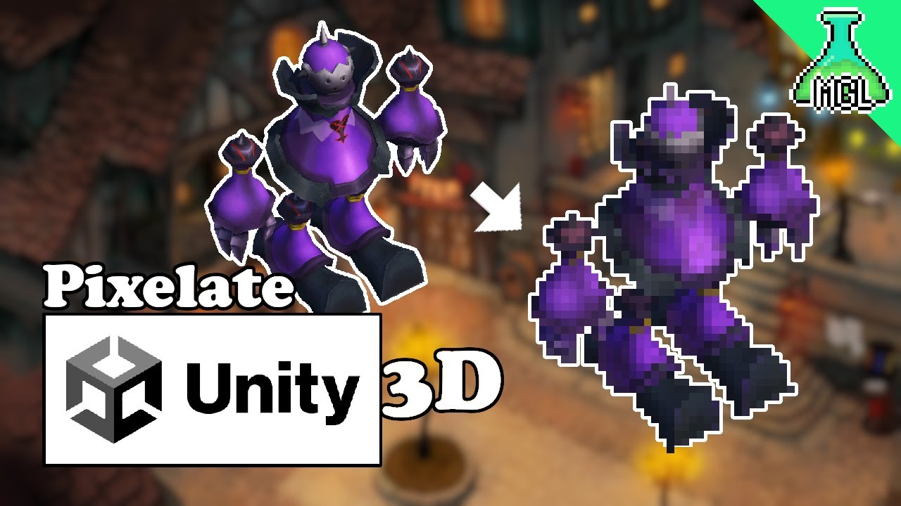Pixelation Effect Unity Tutorial Youtube