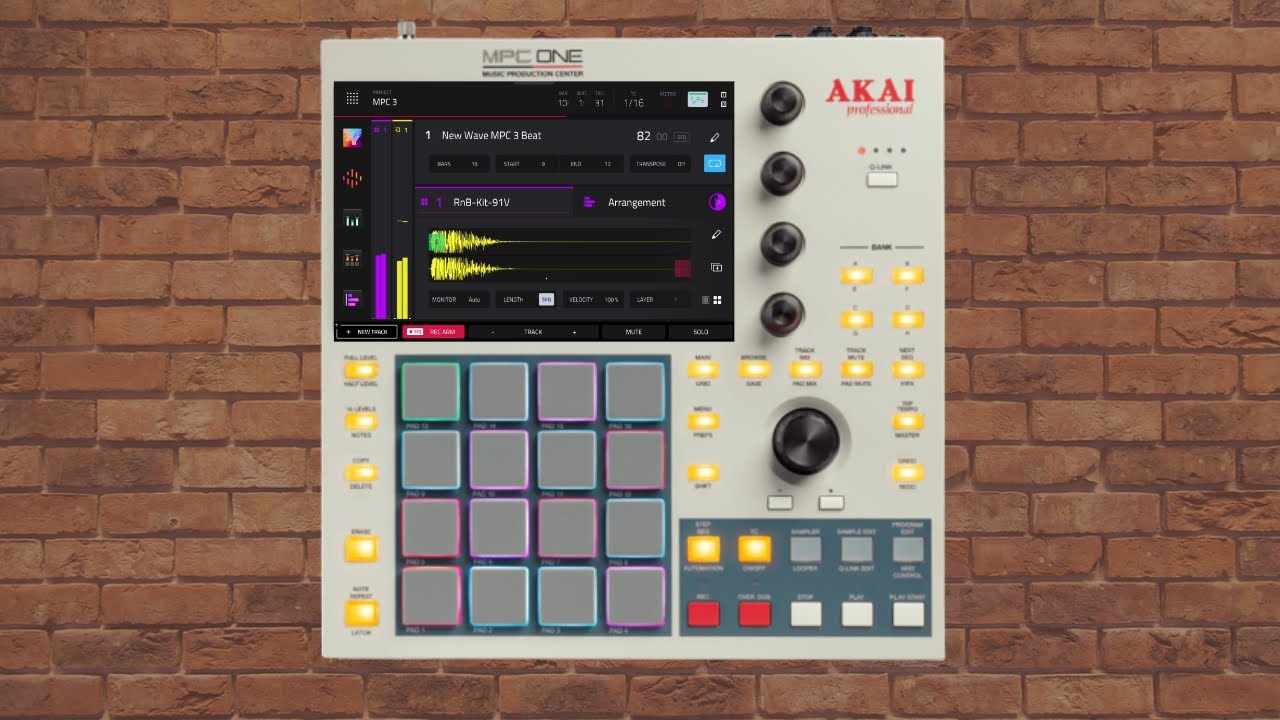Making A Full Beat With Akai Mpc With One Sequence Tutorial Youtube