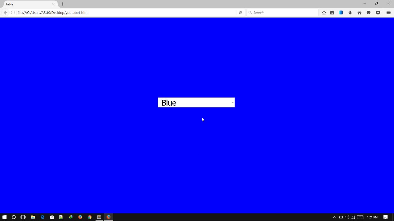 How To Make Background Color Change Using Html Css And Javascript Youtube