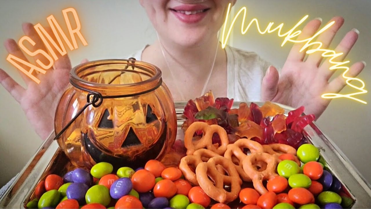 Asmr Mukbang Halloween Candy Youtube