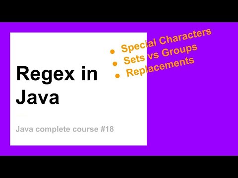 The Regex In Java Complete Java Course For Beginners 18 Youtube