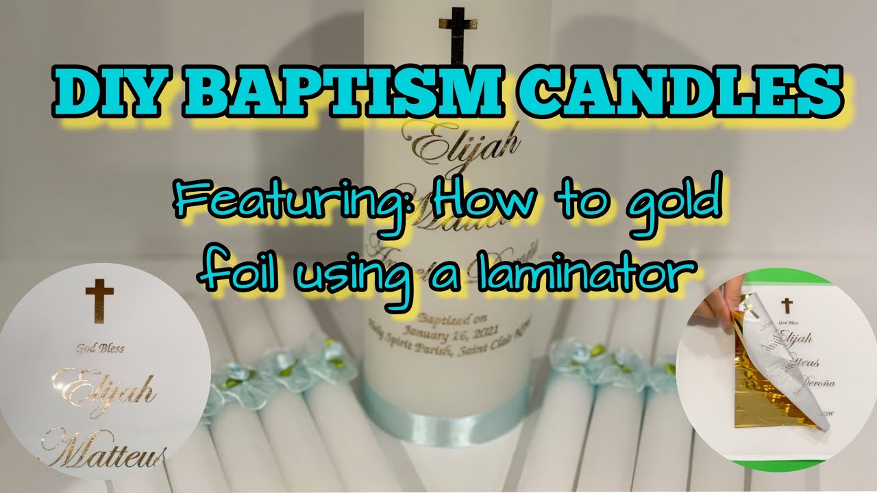 Simple Diy Baptism Candle Design At Thomas Lujan Blog