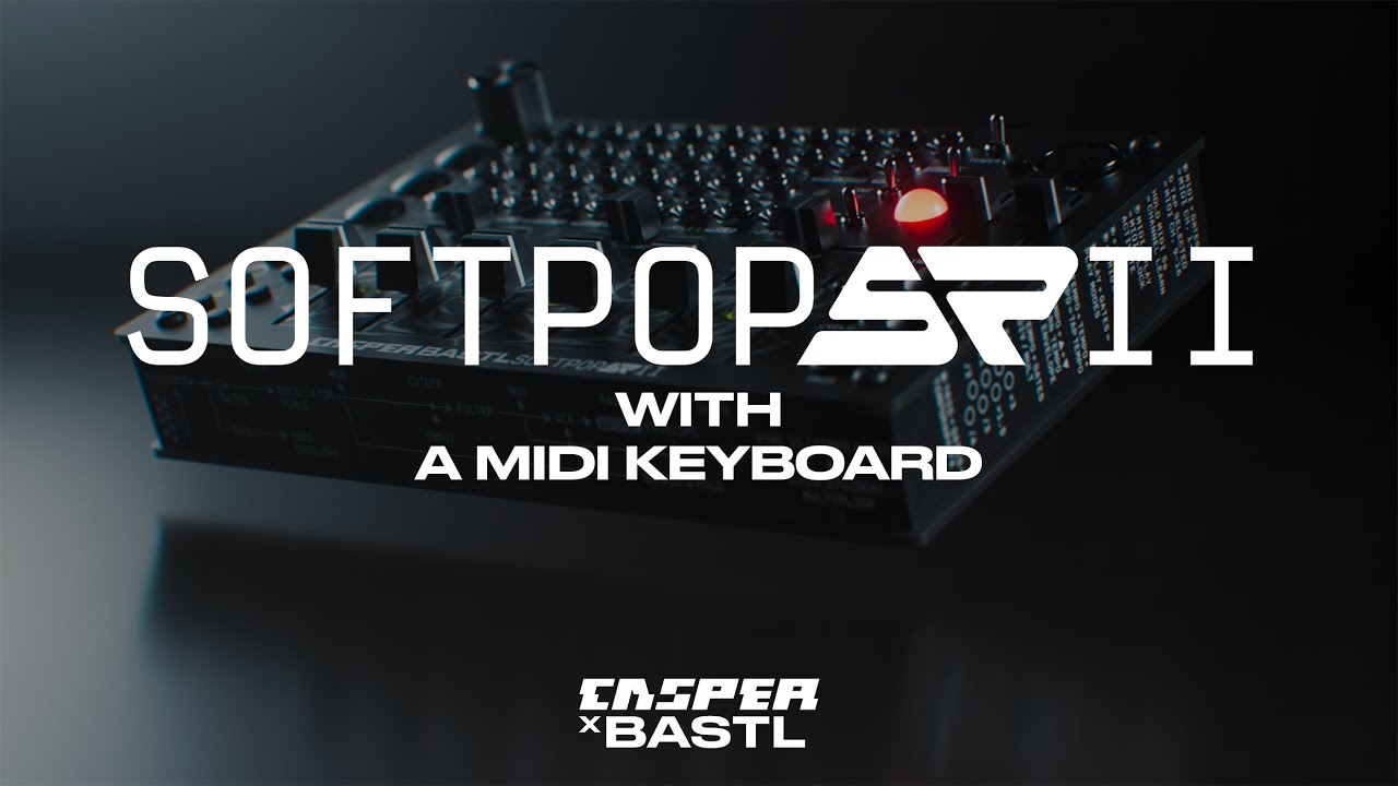 Softpop Sp2 With A Midi Keyboard Youtube