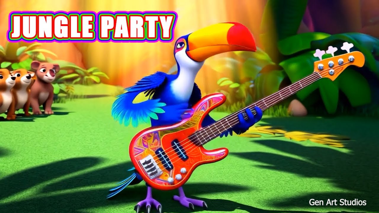Jungle Party Fun Animal Dance Song For Kids Move Stomp Swing рџњґ