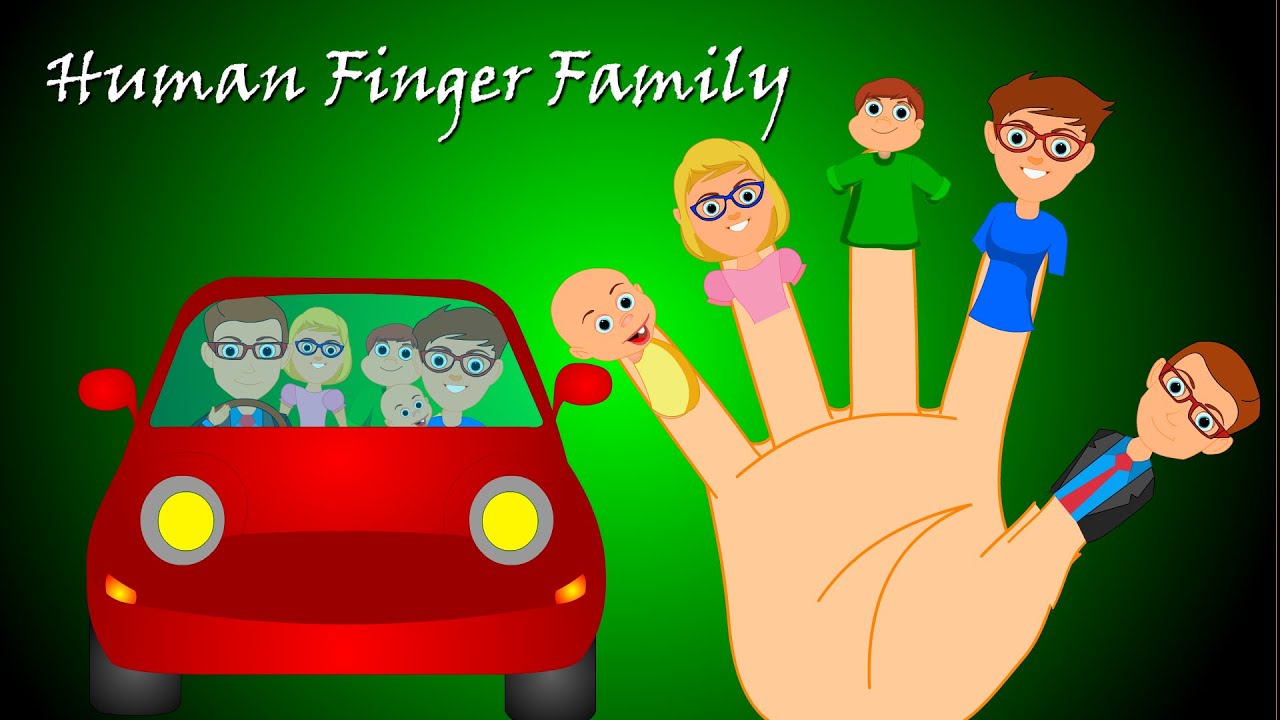 Human Finger Family Finger Family English Nursery Rhyme For Kids