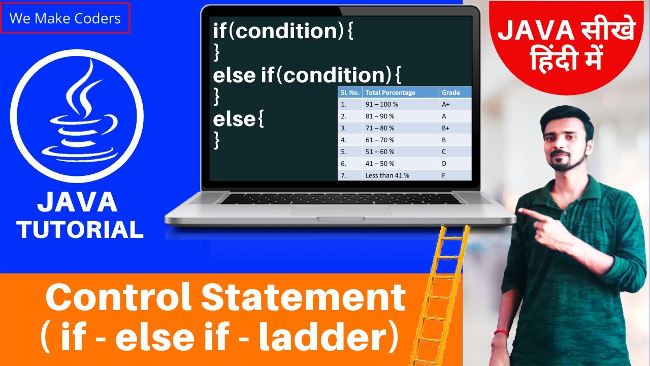 If And Else If Ladder In Java Java Tutorial Begineer To Advance