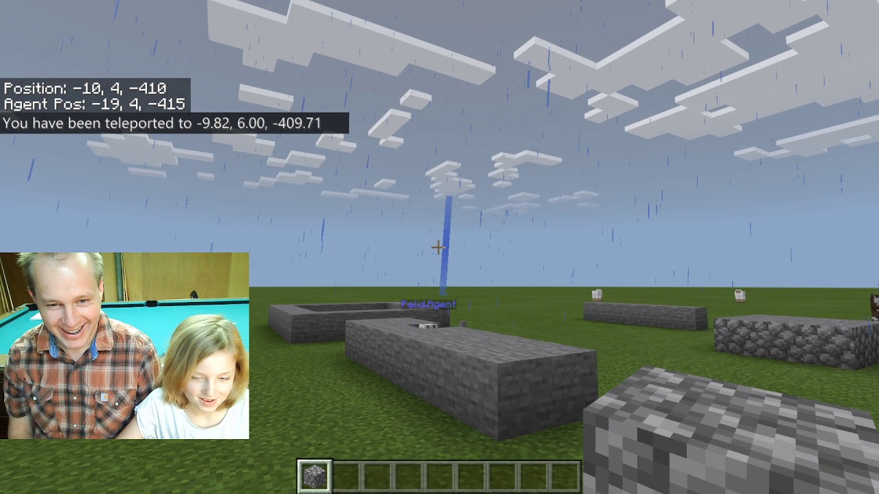 Makecode For Minecraft Education Edition Tower Floors With The Agent