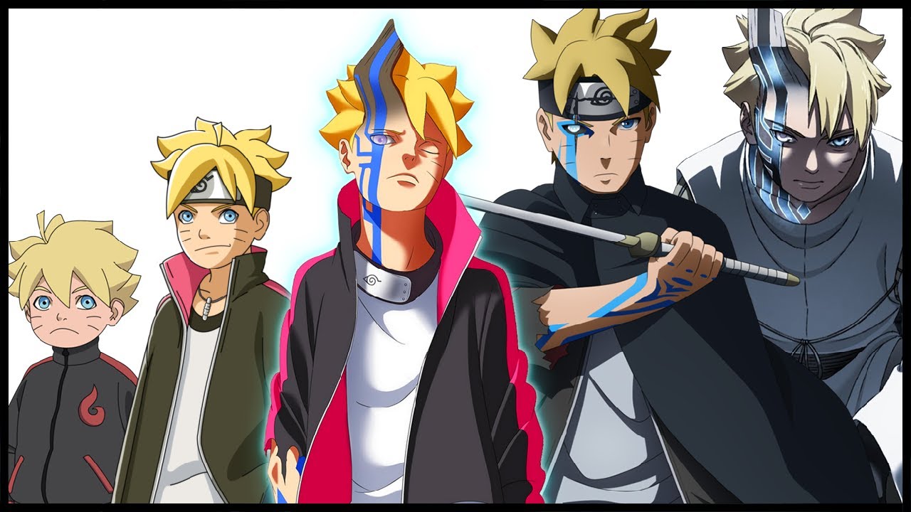 All Forms And Evolution Boruto Uzumaki Youtube