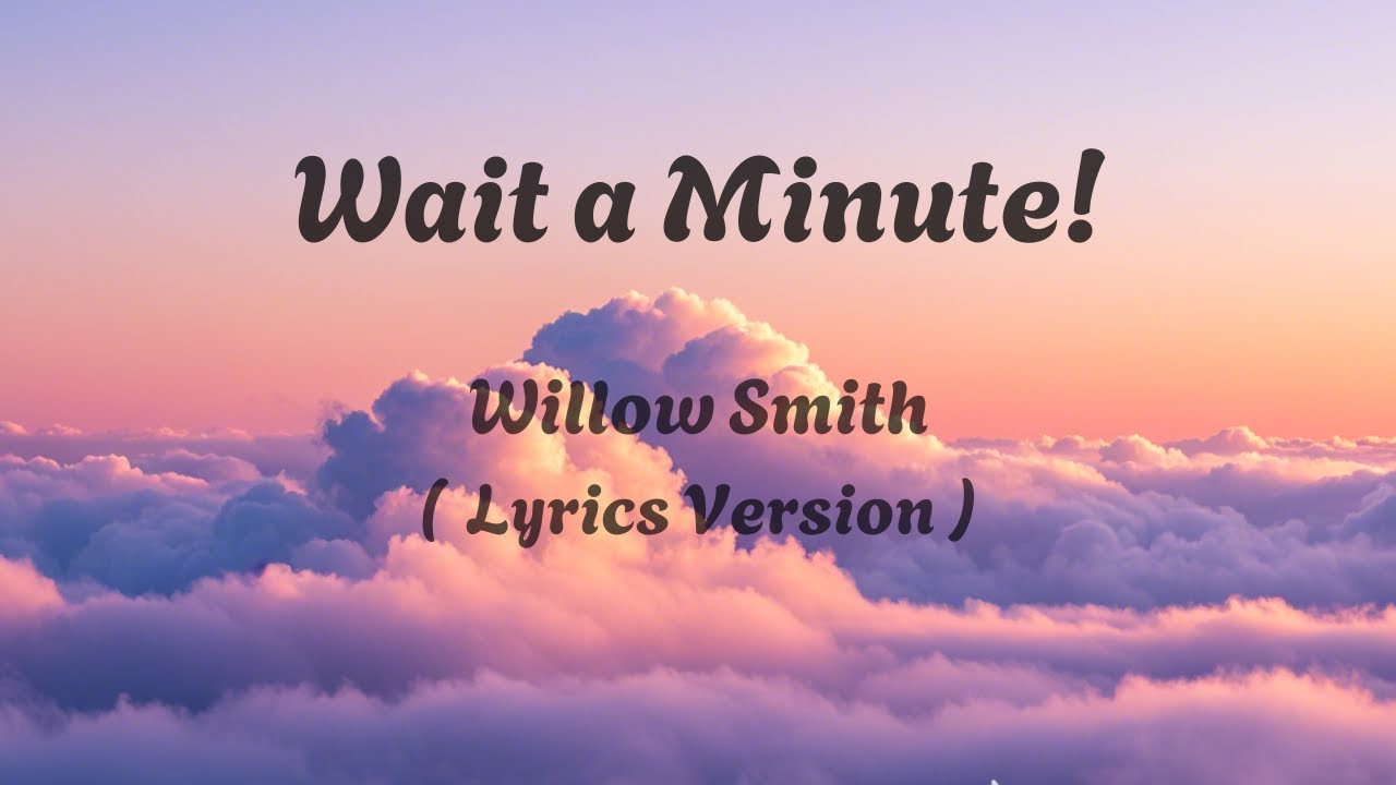 Willow Smith Wait A Minute Lyrics Version Youtube