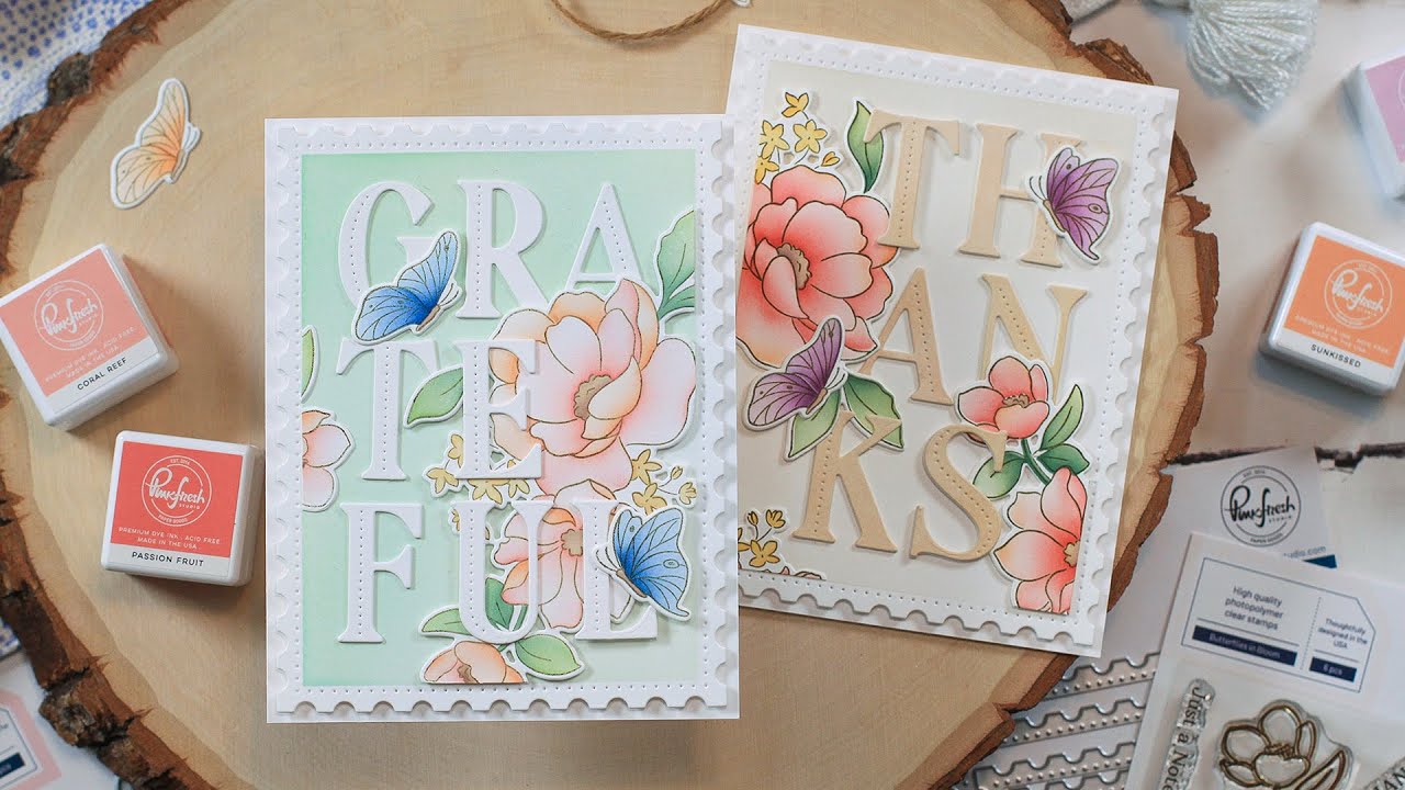 Essentials Nested Rectangles Postage Edge Pinkfresh Studio