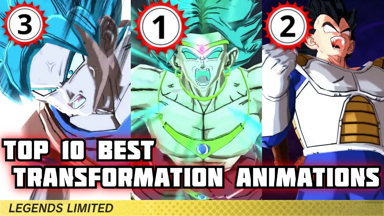10 Best Transformation Animations Updated Dragon Ball Legends Youtube