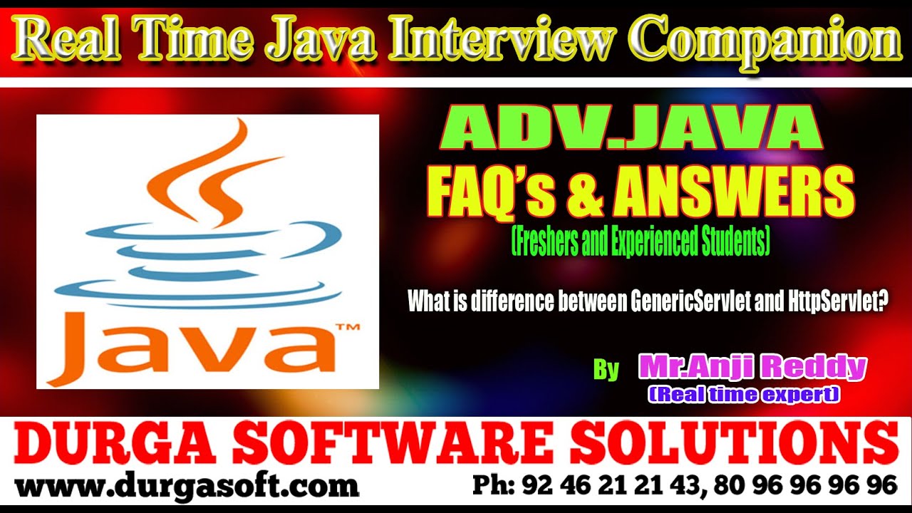 What Is Difference Between Genericservlet And Httpservlet Youtube