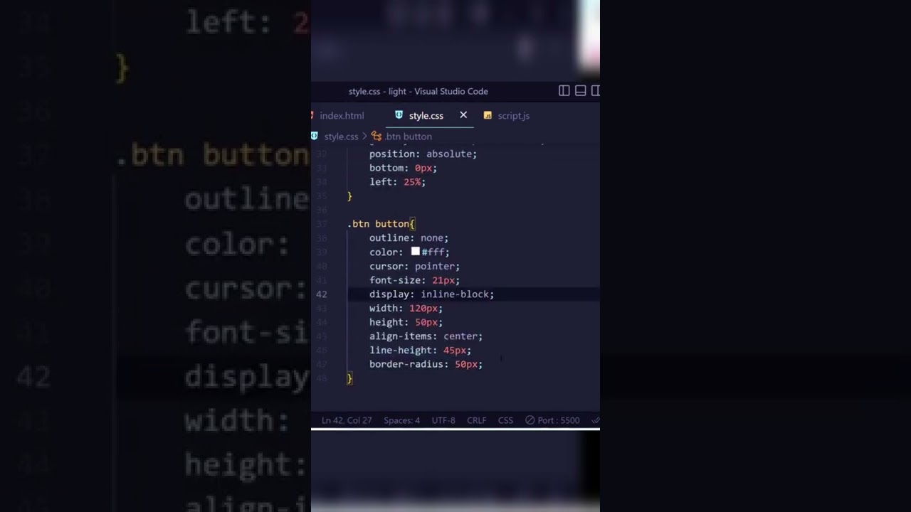 Light On Off Program Html Css Javascript Shorts Javascript