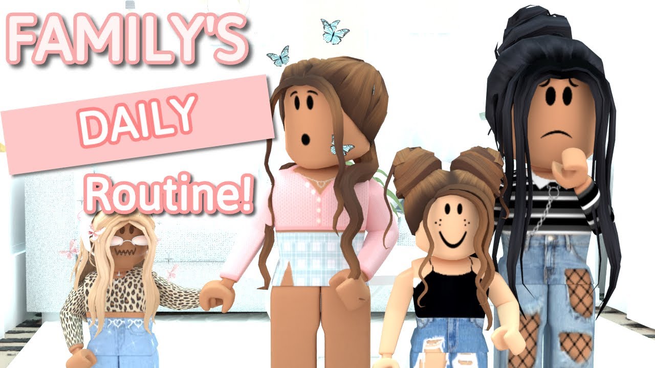 Family S Daily Routine Bloxburg Roleplay Youtube