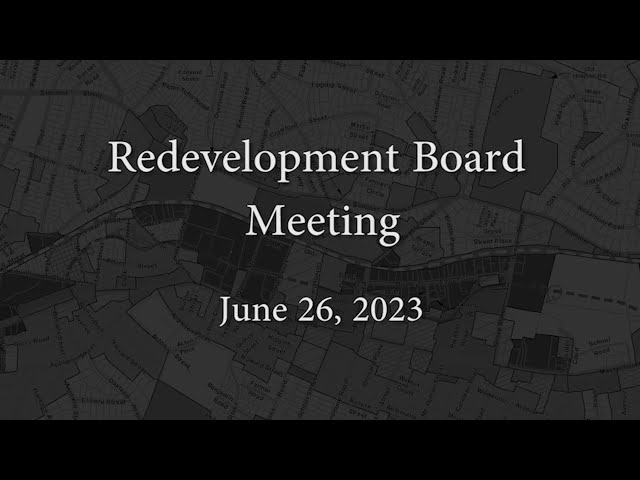 Redevelopment Board Meetings Arlington Community Media