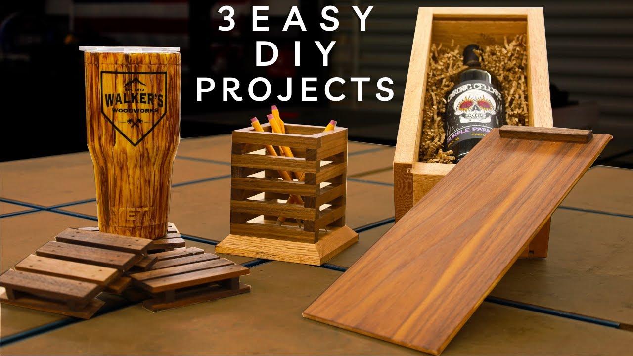 3 Easy To Make Woodworking Projects That Sell Diy Gifts Youtube