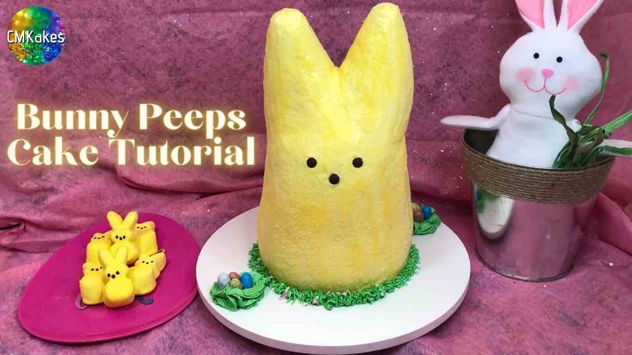 How To Make A Peeps Cake Peeps Cake Tutorial Youtube