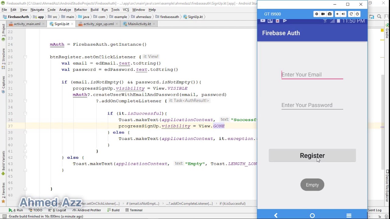 Android Tutorial Progress Bar Youtube