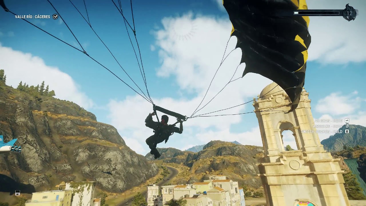 Just Cause 4 Caceres Wingsuit Stunt Youtube