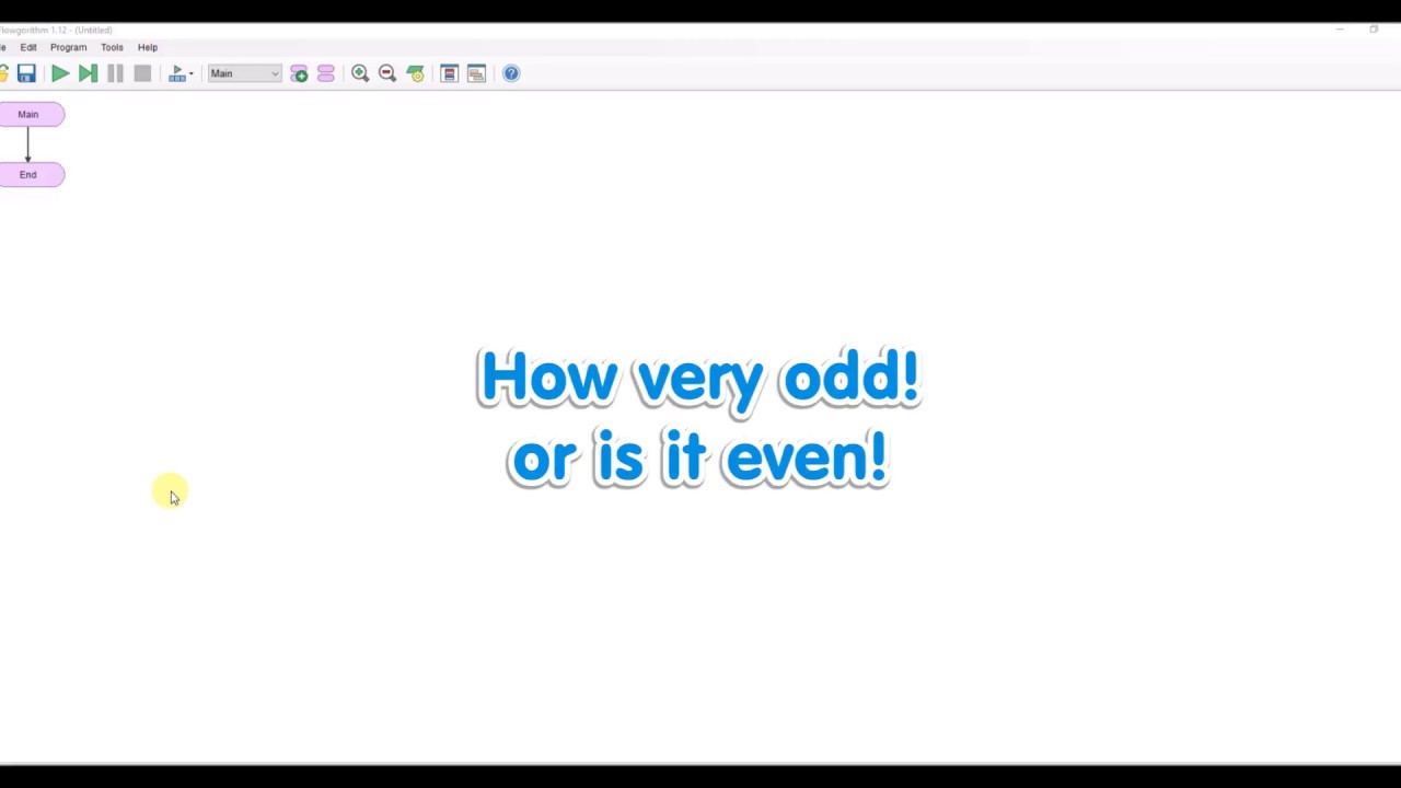 Flowgorithm Odd Or Even