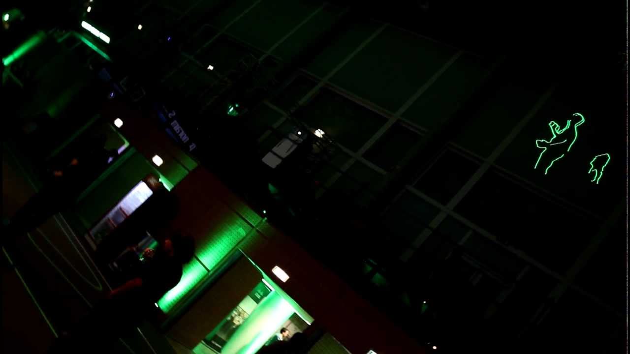 Laser Kinect Display At Codebits Youtube