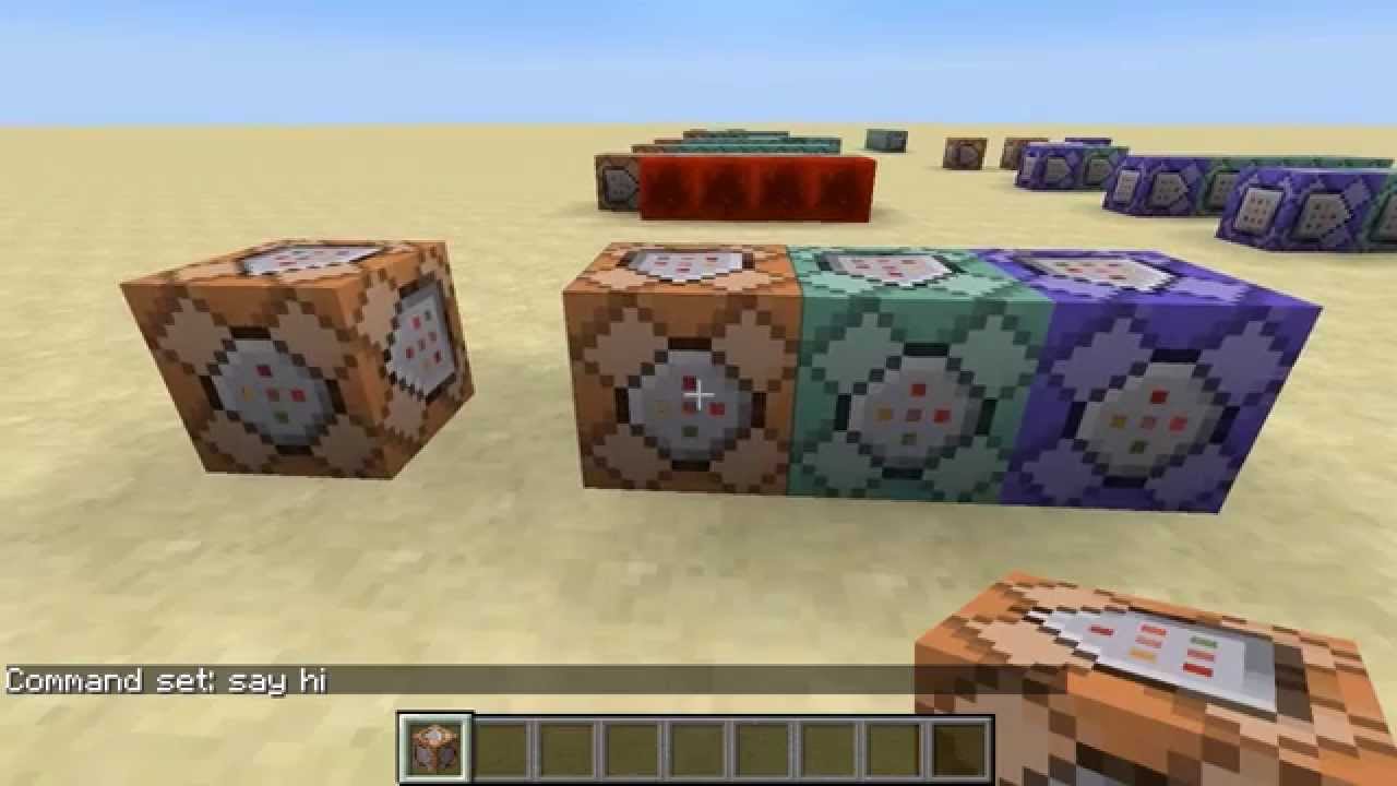 Learning Minecraft Command Block Programming Part 2 Impulse Chain