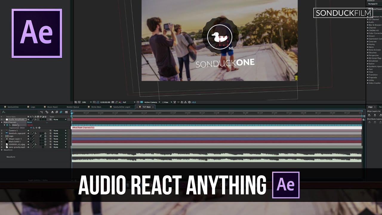 After Effects Trapcode Sound Keys Speed React Whatispsado