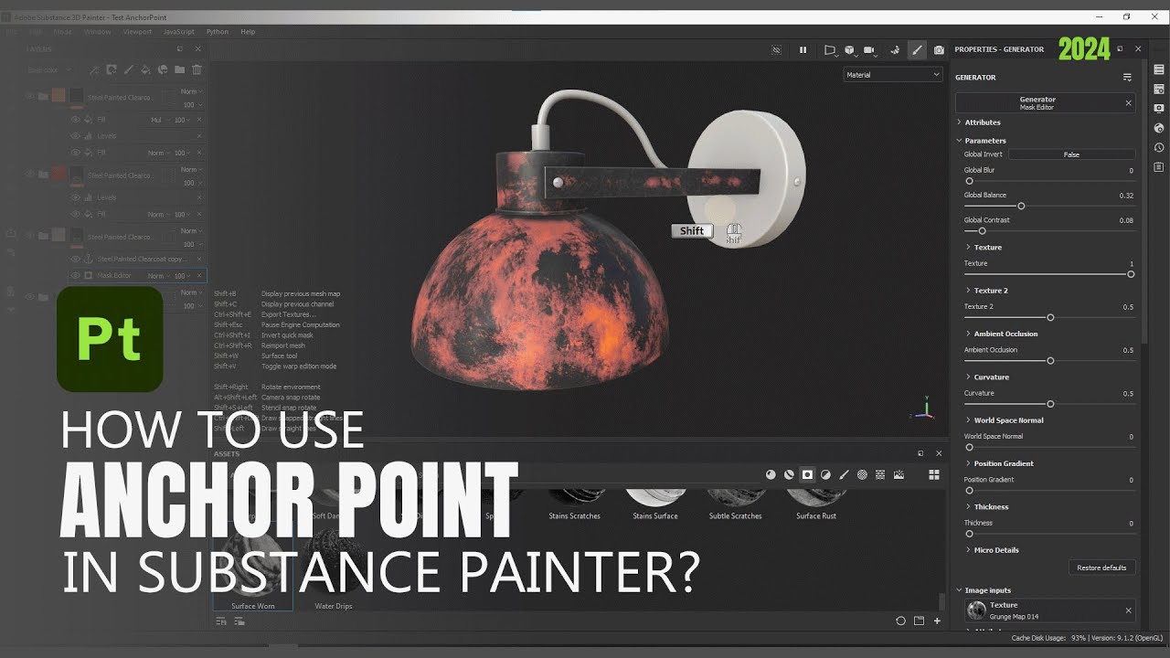 How To Use Anchor Point In Substance Painter 2024 Youtube