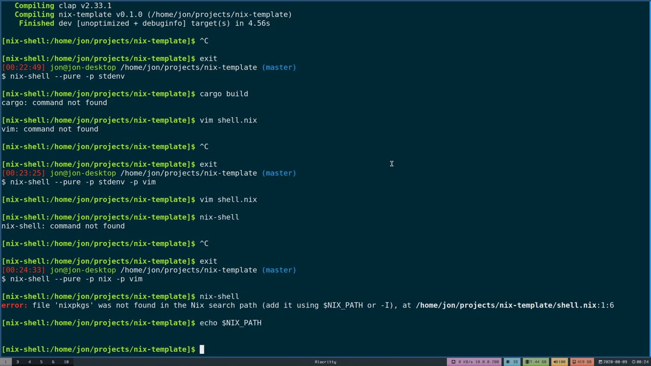 Nixpkgs Nix Shell Basic Usage Youtube