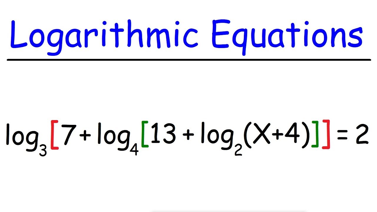 Logarithmic Function Equation At Richard Armes Blog