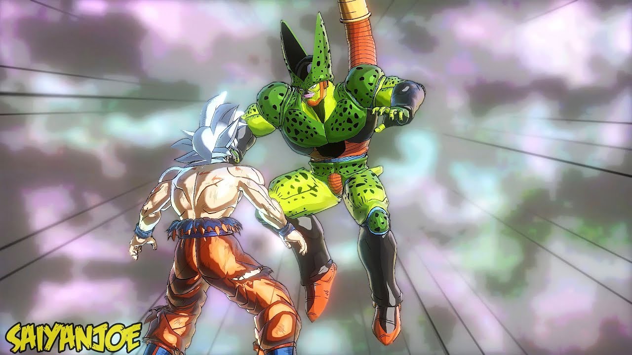 Cell Absorbs Ultra Instinct Goku Ultra Cell Dragon Ball Xenoverse