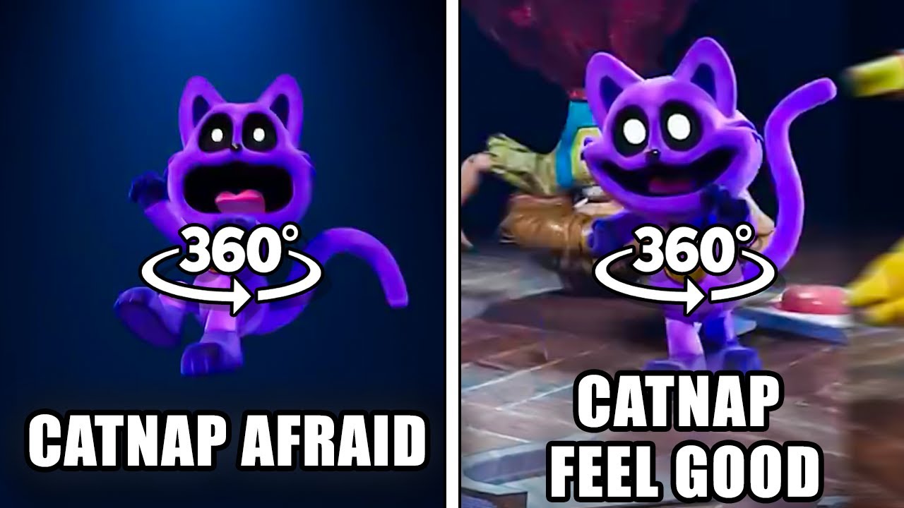 360º Vr Catnap Afraid Vs Catnap Feel Good Poppy Playtime Chapter 3