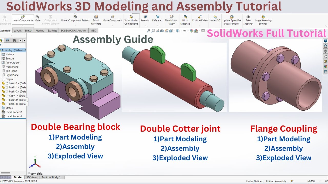 How To 3d Model Like A Pro Solidworks Tutorial Youtube