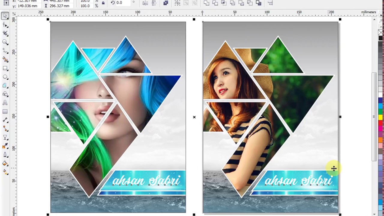 Flyer Design Inspiration Coreldraw Youtube