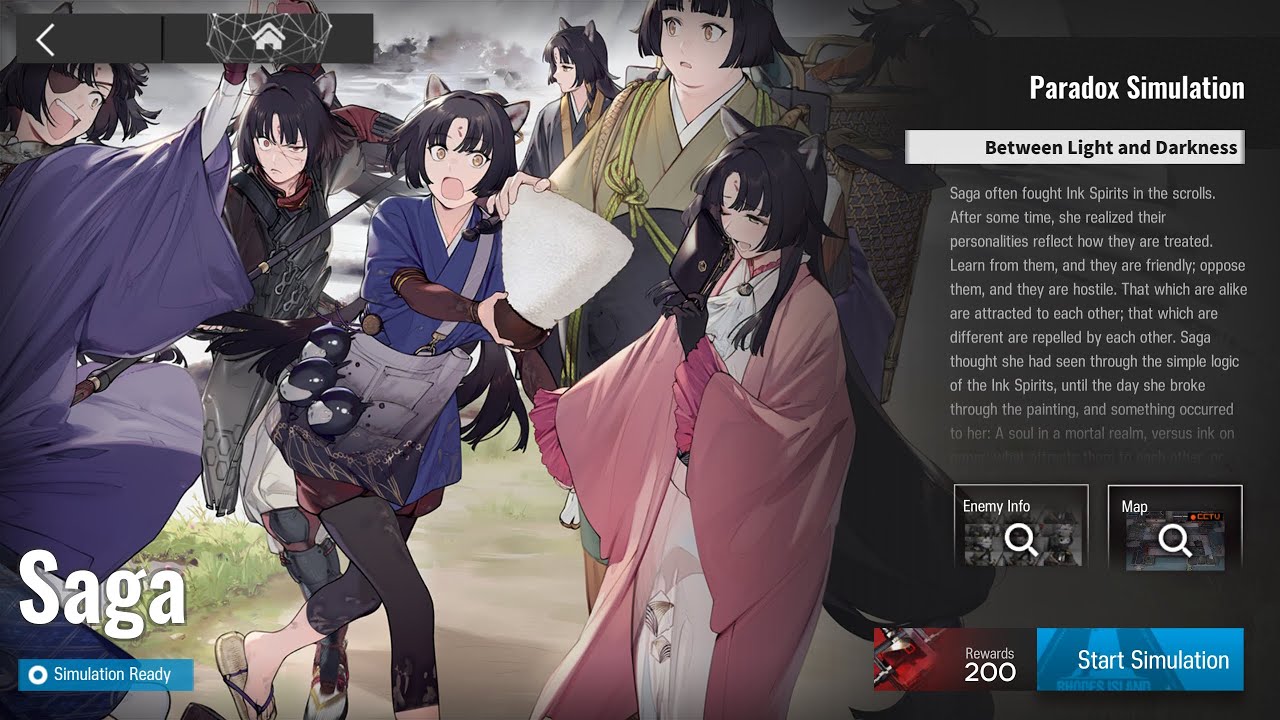 Arknights Saga Paradox Simulation Guide Youtube
