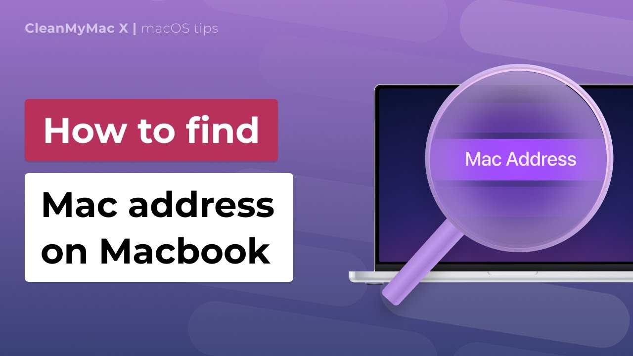 How To Find Mac Address On Macbook Youtube