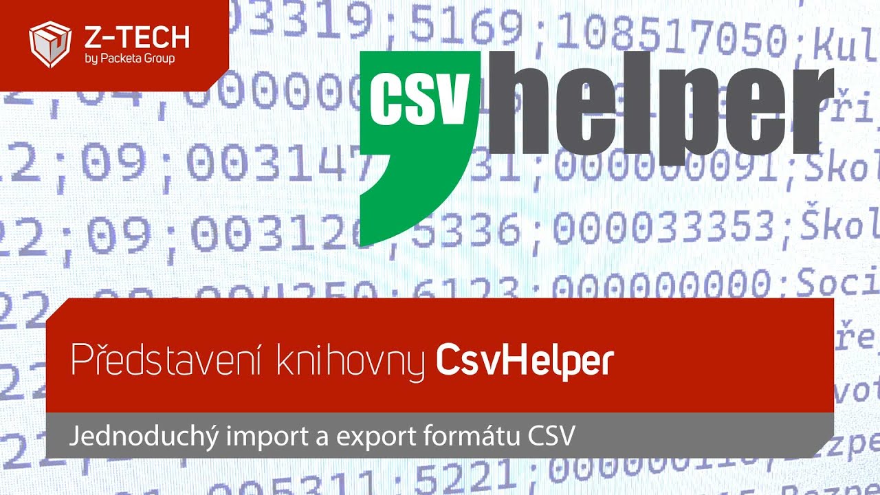 Představení Knihovny Csvhelper Youtube