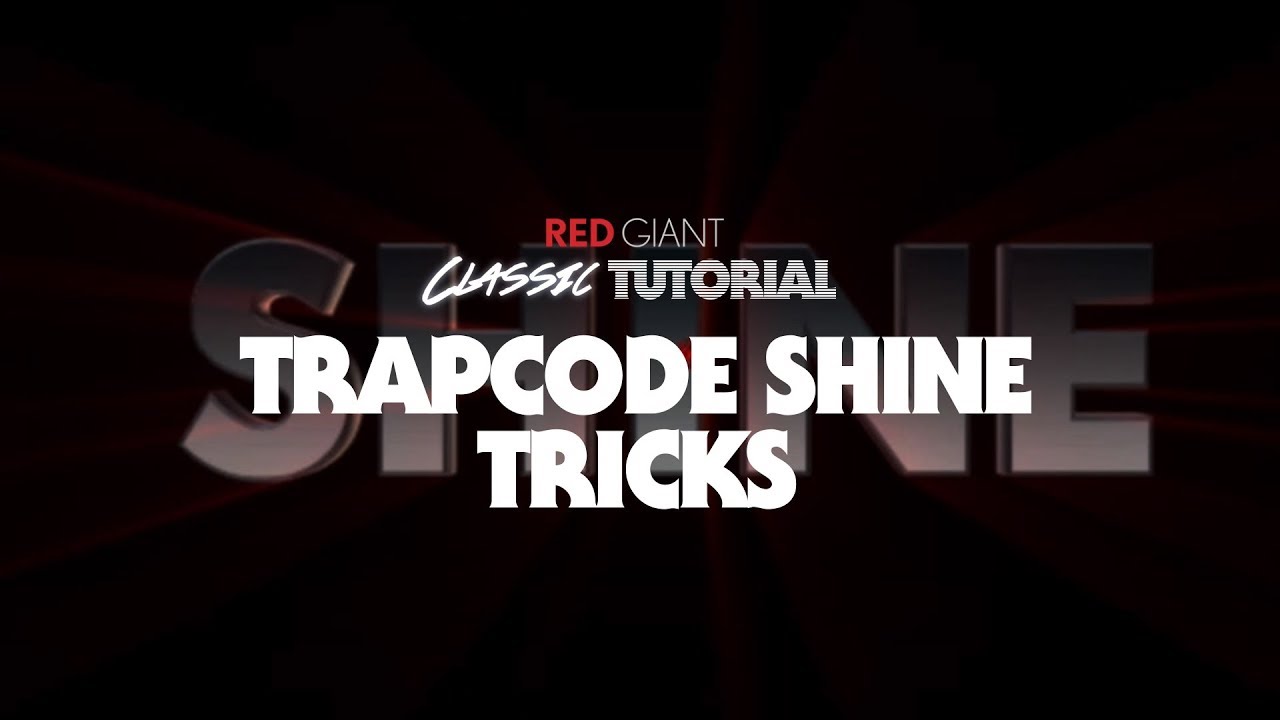 Classic Tutorial Trapcode Shine Tricks Youtube