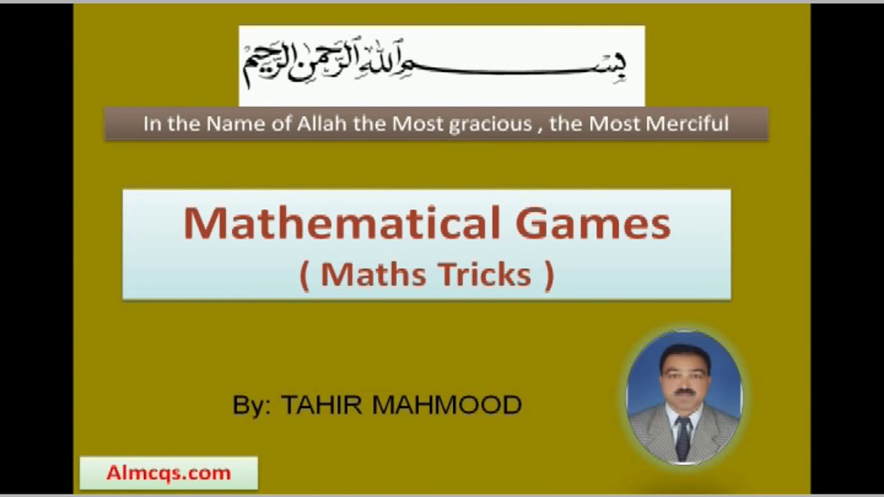 Mathematical Tricks Or Games Magic With Number Number Tricks