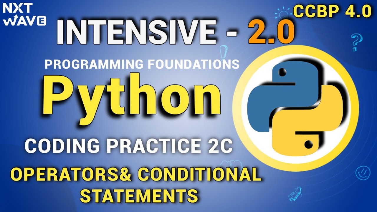 Operators Conditional Statements Coding Practice 2c Answers Python