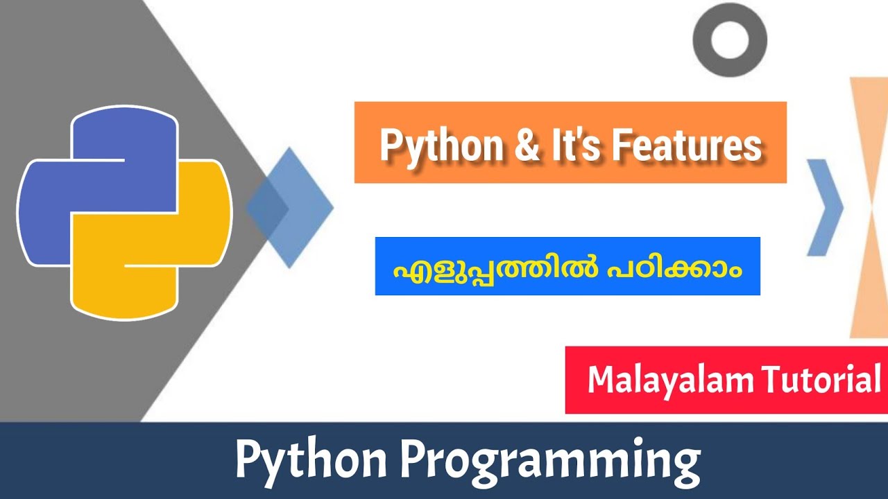 Python Programming What Is Python Features Of Python Malayalam Tutorial
