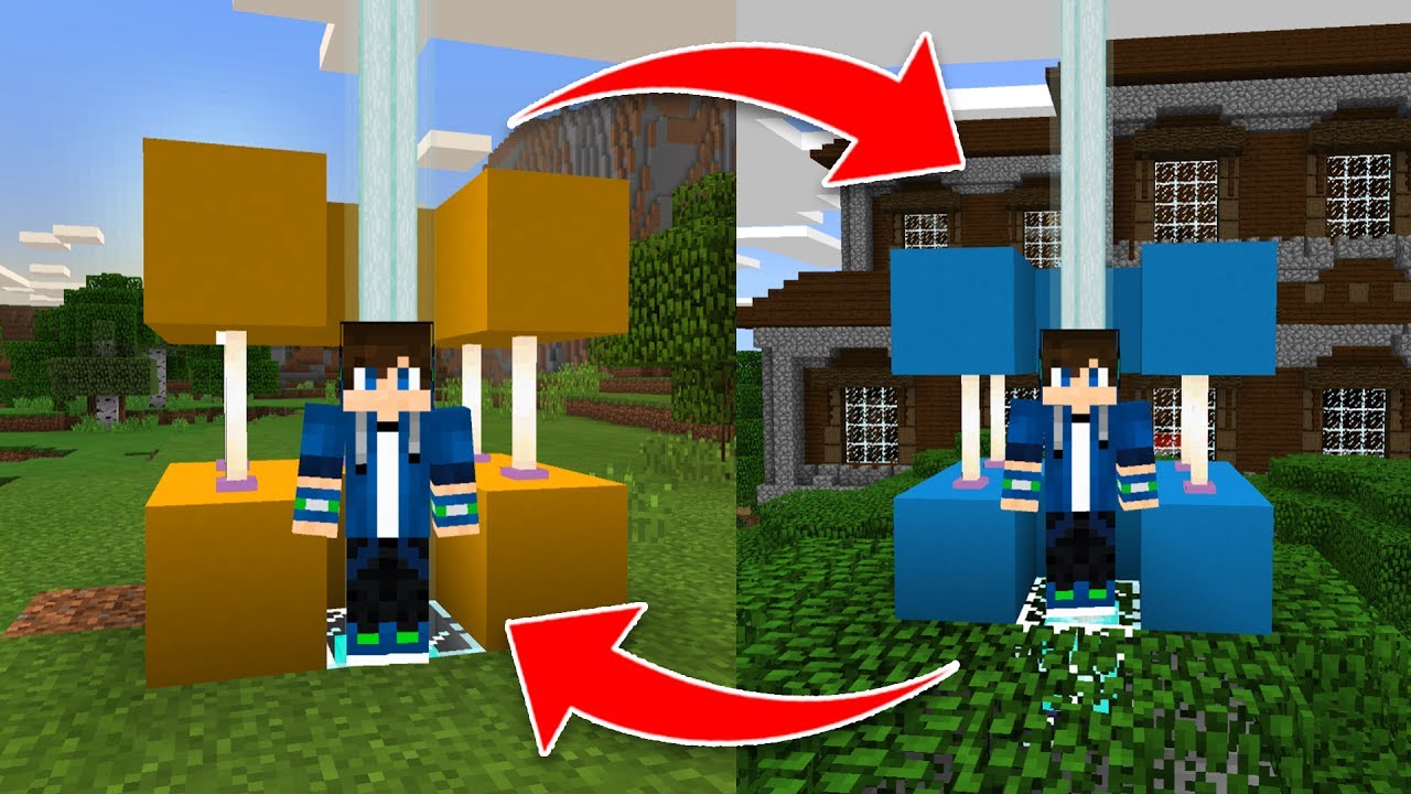 How To Build A Teleport Machine In Minecraft Pocket Edition Ps4 3