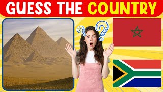 Can You Guess The African Country By Landmarks Africa Country Quiz Test ...