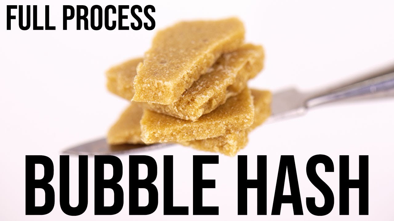 Turning Old Trim To Beautiful Hash How To Make Bubble Hash Youtube