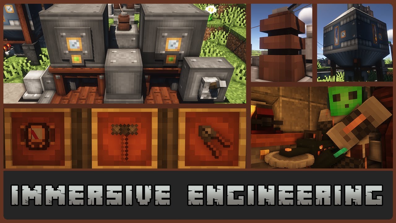 Minecraft Immersive Engineering Mod Showcase Forge 1 16 5 Youtube