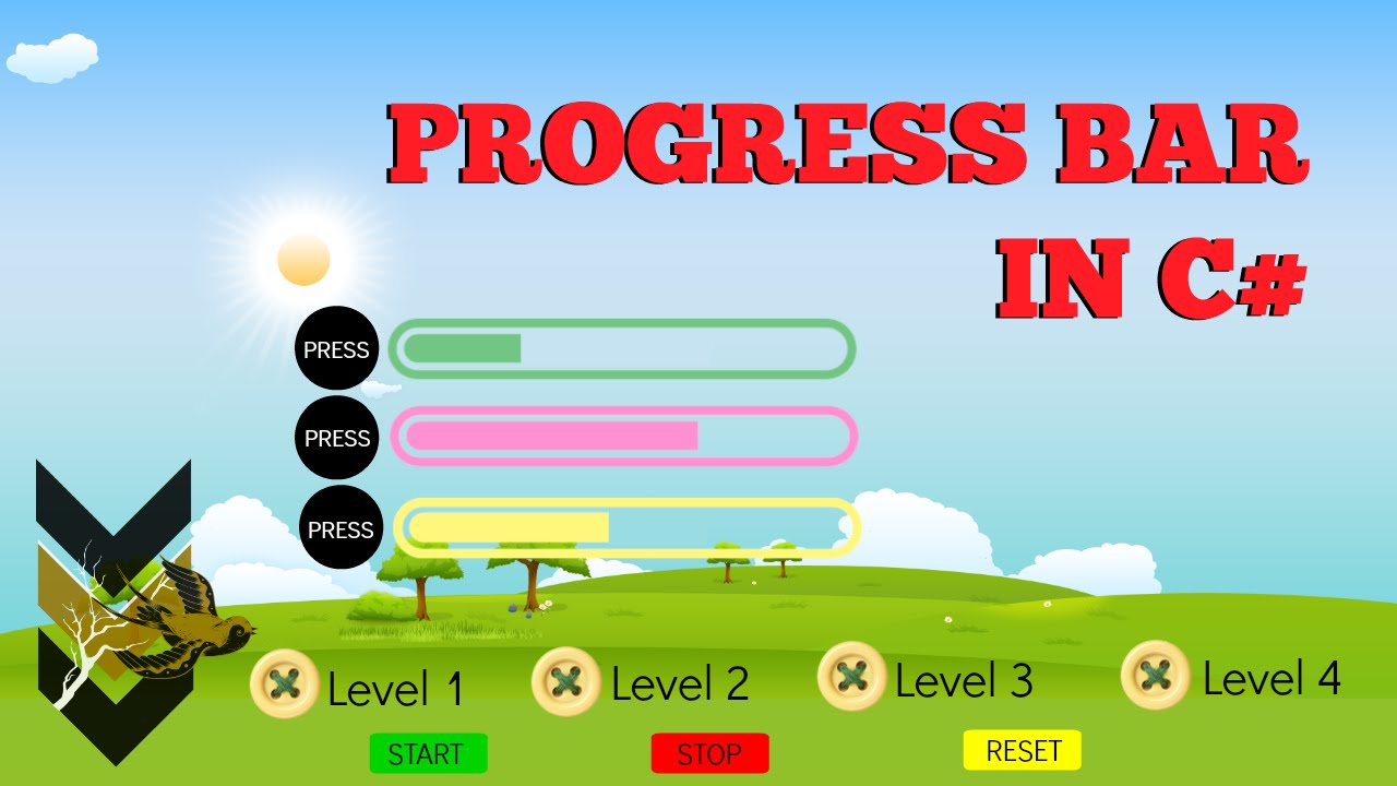Progress Bar In C Youtube