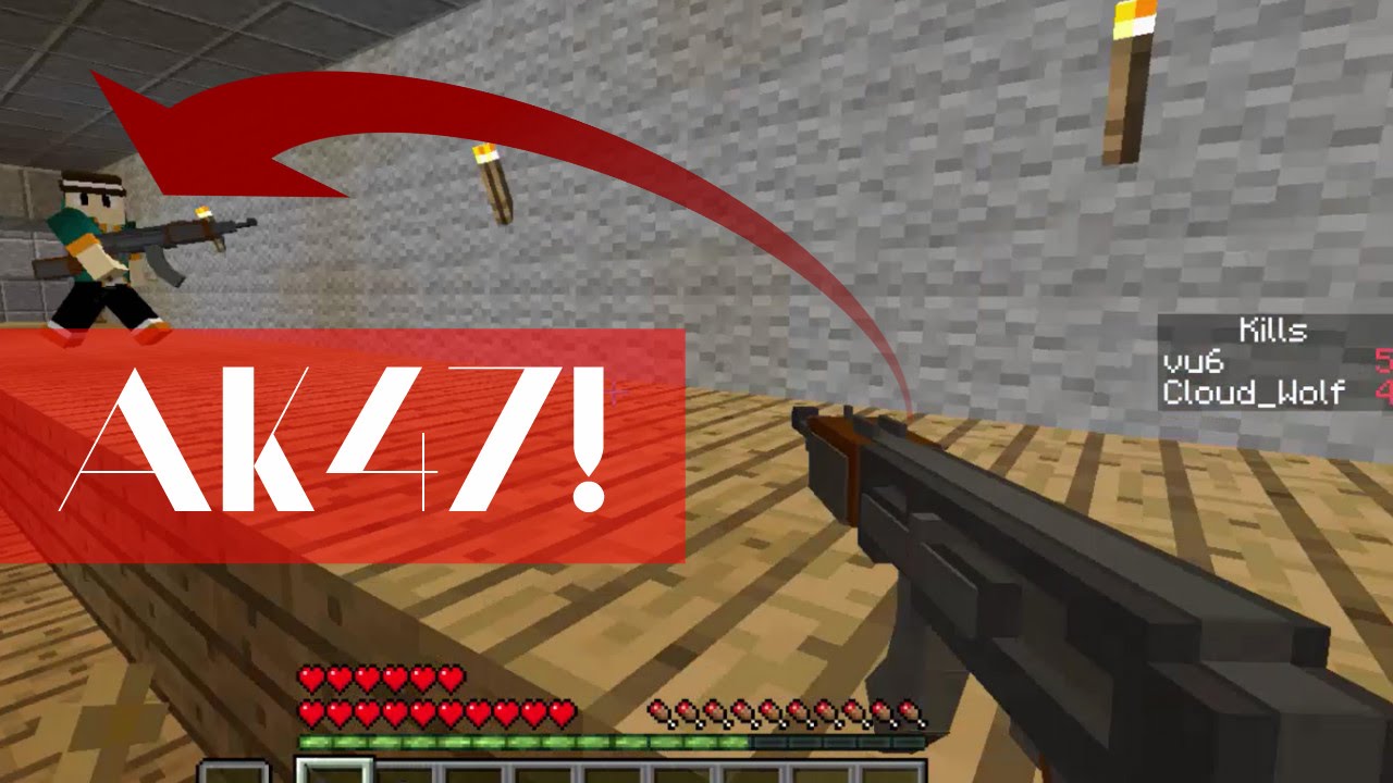 Ak47 In Minecraft Youtube