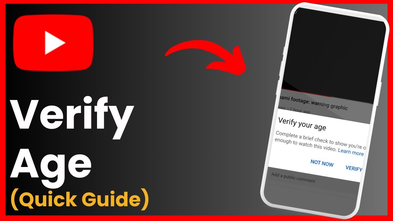 How To Verify Age On Youtube