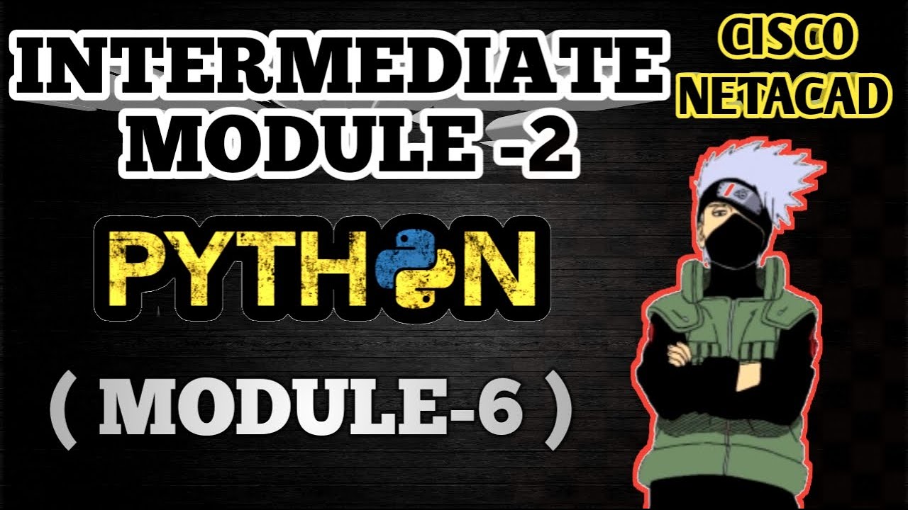 Python Module 2 Intermediate Module 6 Cisco Answers 100