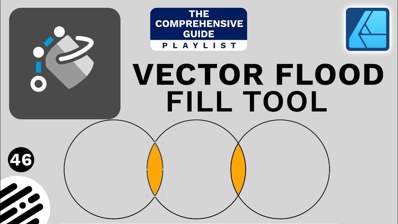 Affinity Designer Tutorial Vector Flood Fill Tool Youtube